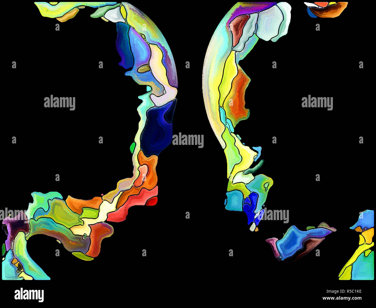 Fragmentation Effect High Resolution Stock Photography and Images - Alamy