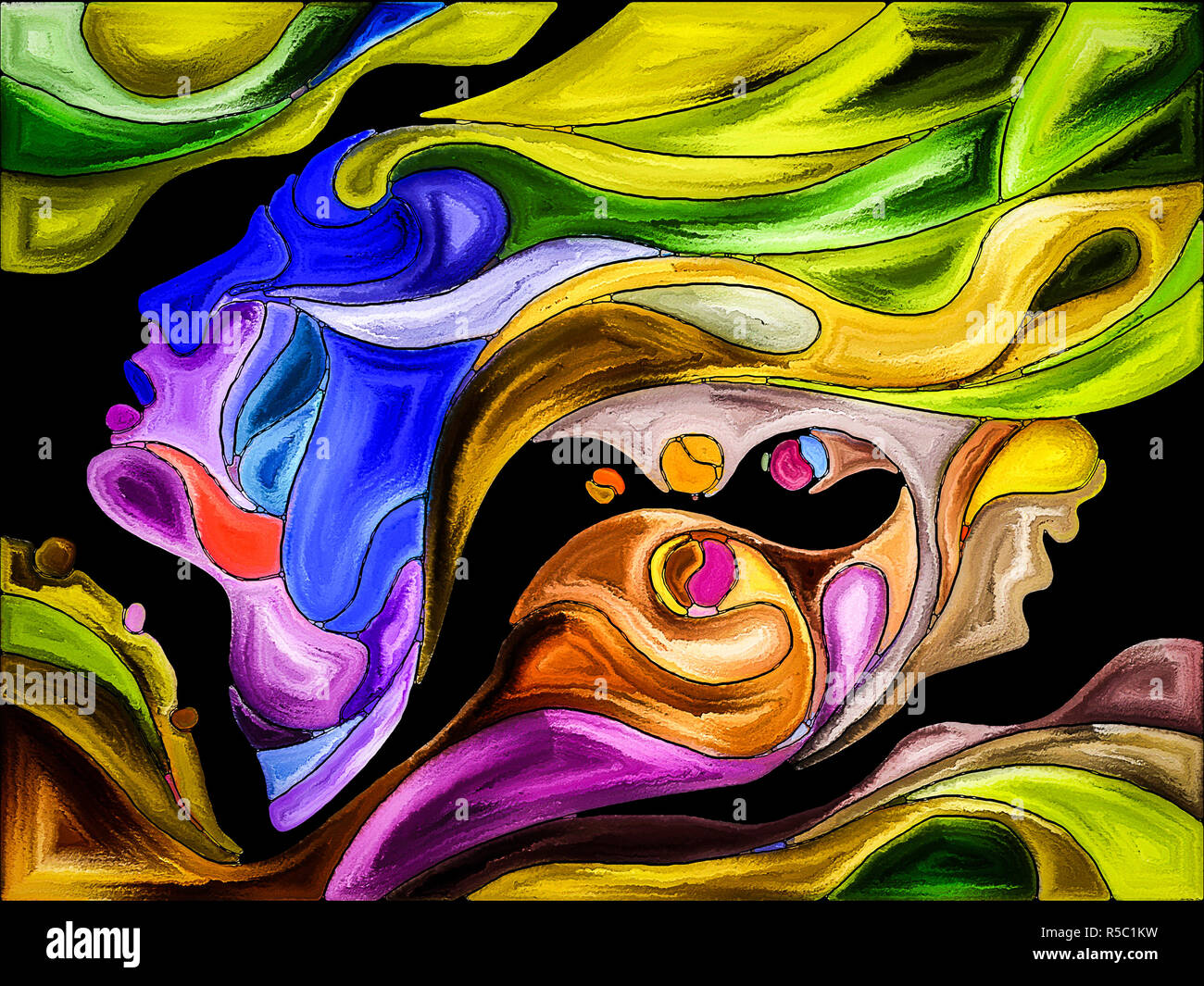 Vision of Self Fragmentation Stock Photo - Alamy