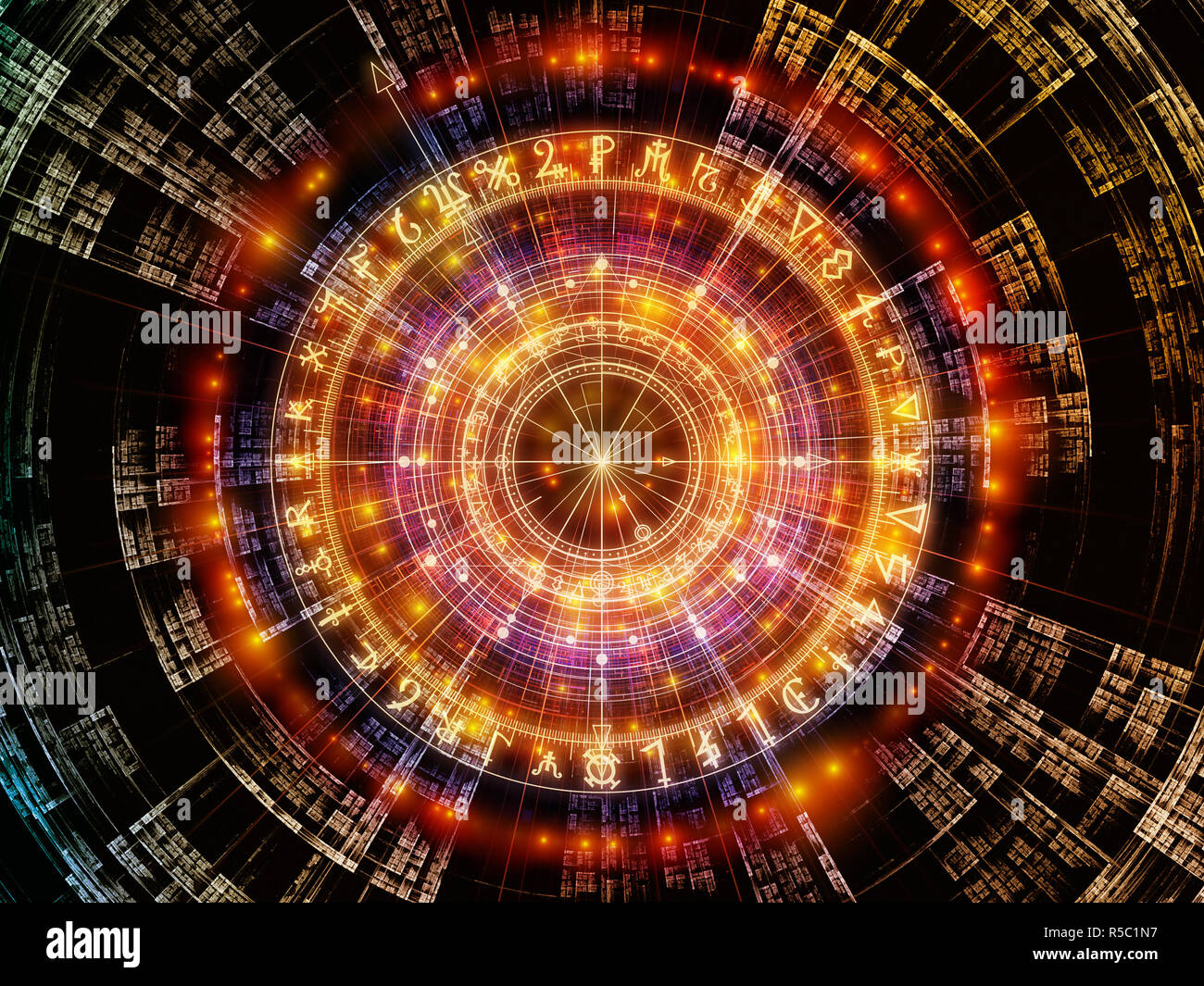 Evolving Circular Destination Stock Photo - Alamy