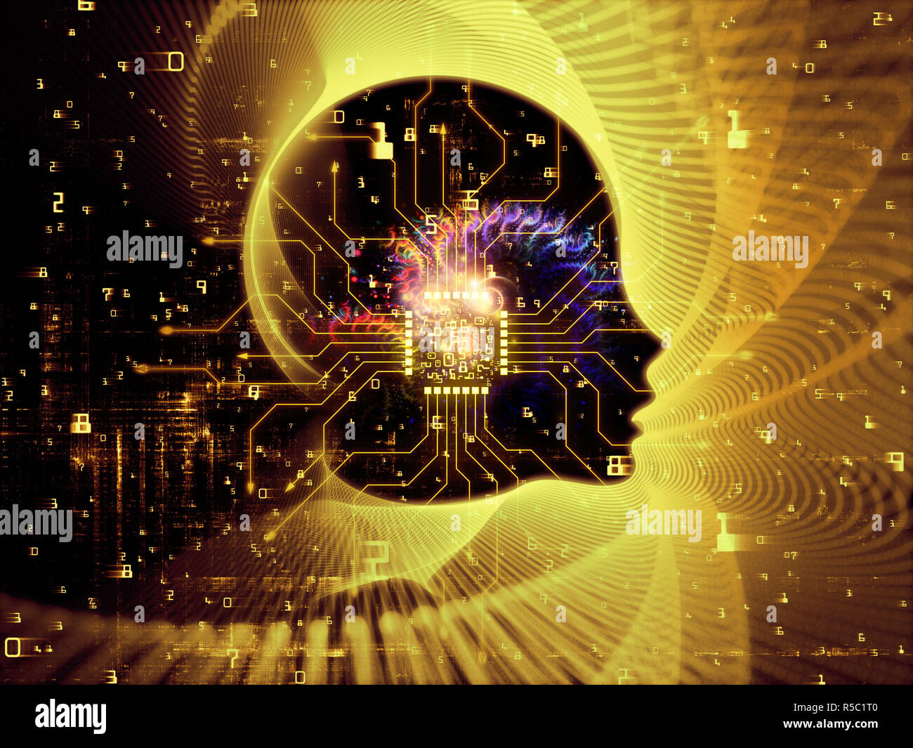 Advance of Machine Consciousness Stock Photo - Alamy