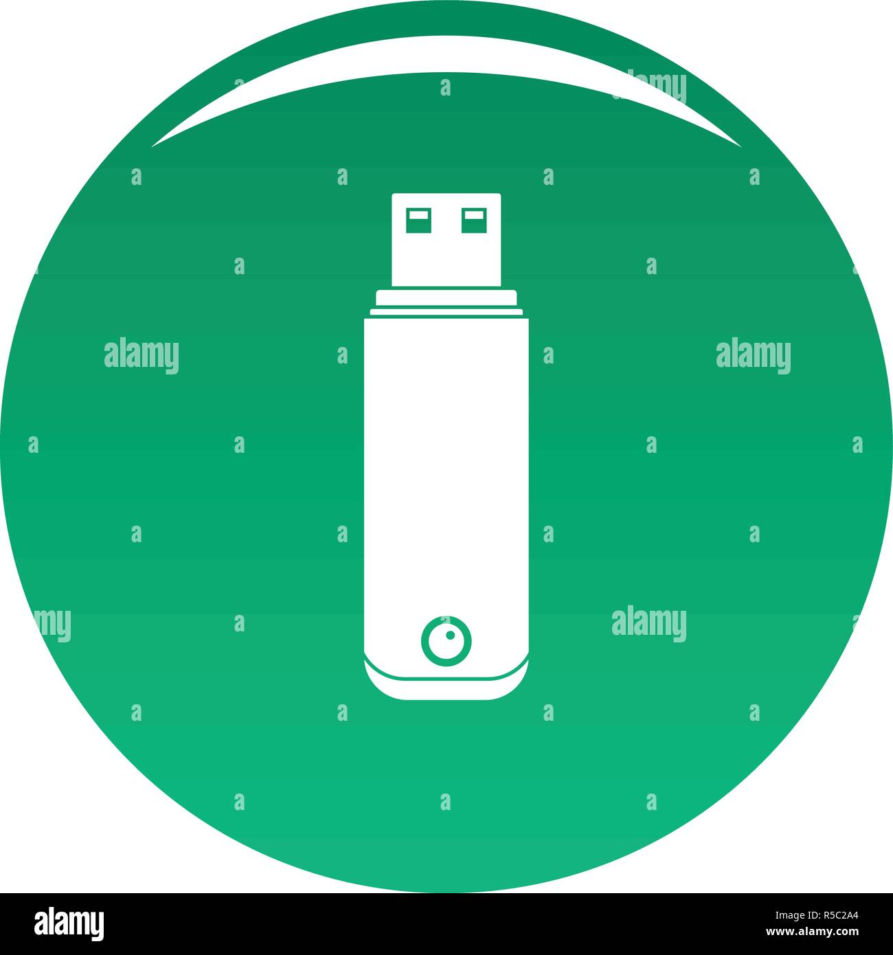 Digital flash drive icon. Simple illustration of digital flash drive ...