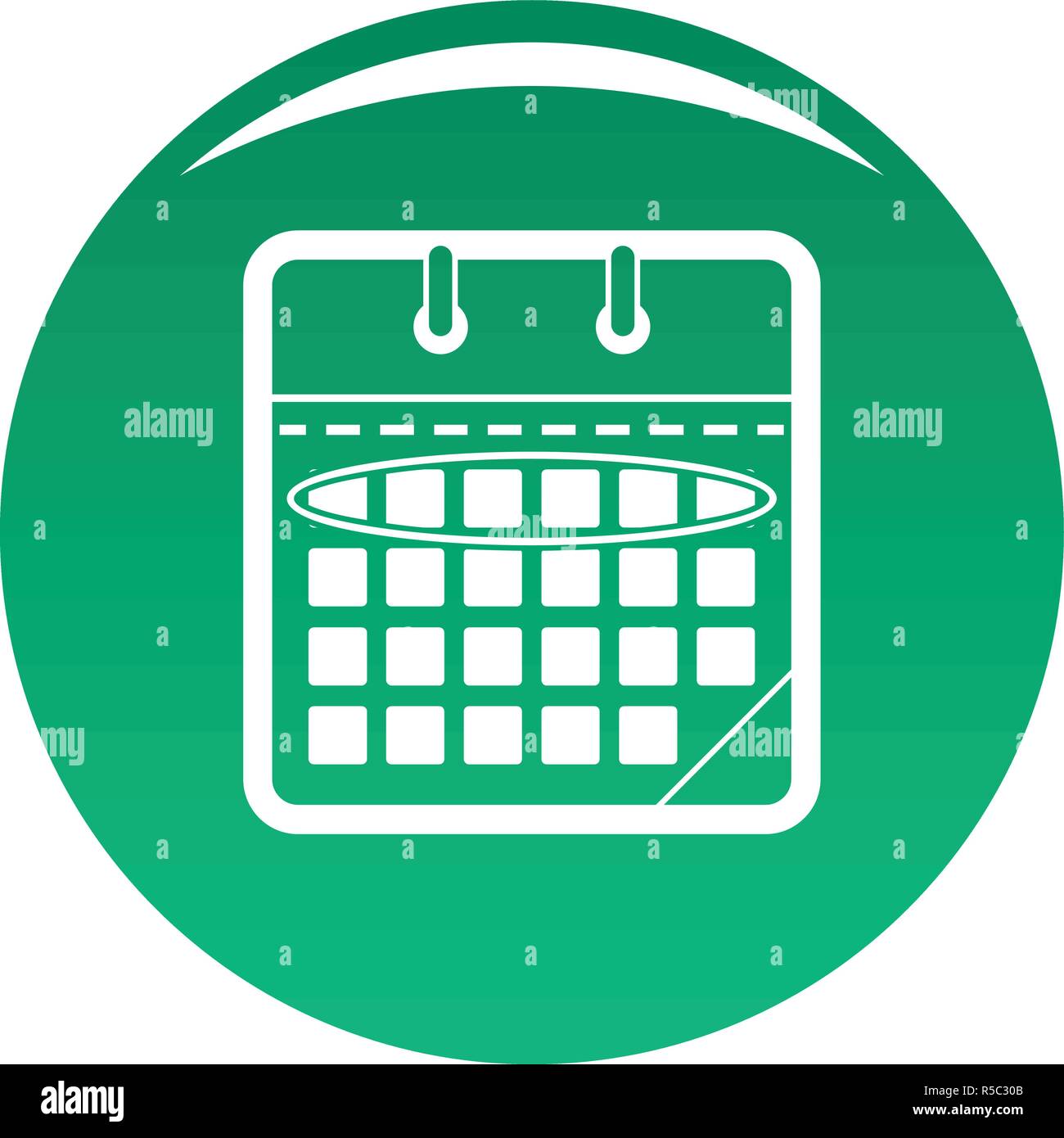 Calendar day icon. Simple illustration of calendar day vector icon for ...