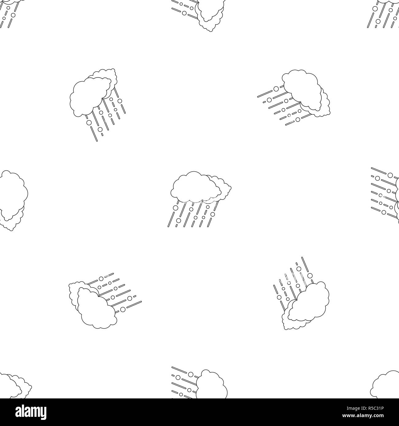 Snow and rain pattern seamless vector repeat geometric for any web ...