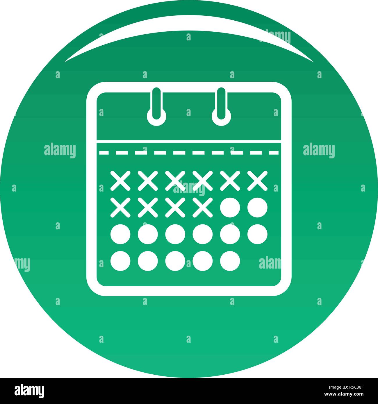 Calendar plan icon. Simple illustration of calendar plan vector icon ...