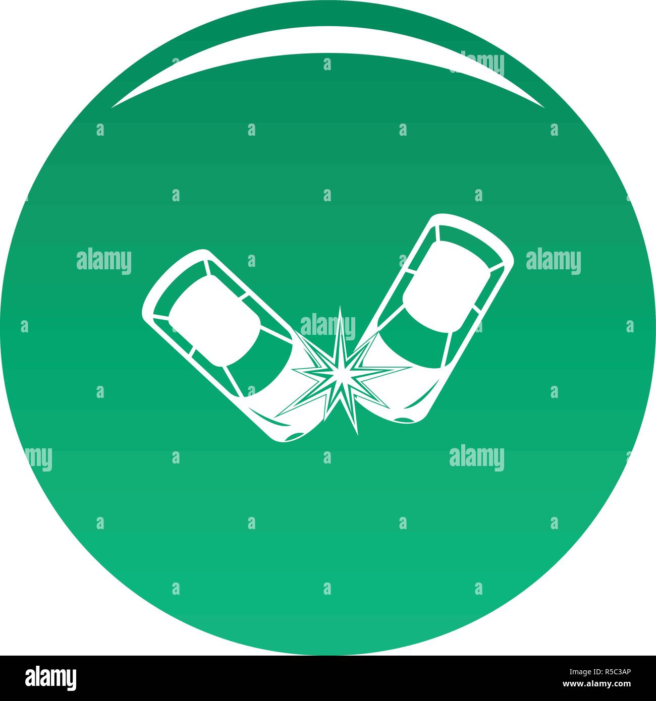 Two car collision icon hi-res stock photography and images - Alamy