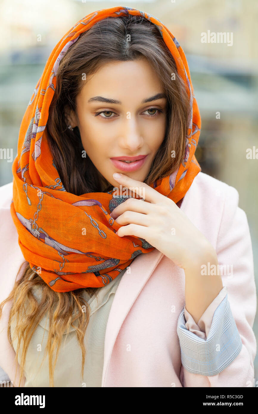 Young arabic woman close up hi-res stock photography and images - Alamy