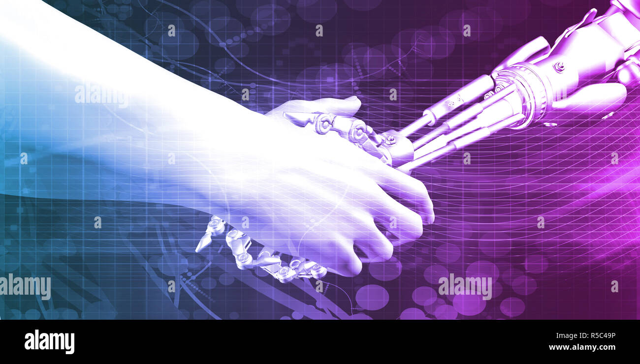 System Integration Technology Network Platform with AI Stock Photo - Alamy