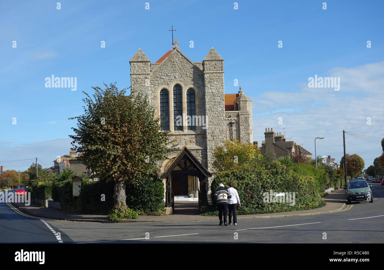 Church, Clacton-on-Sea, Essex, England, UK Stock Photo - Alamy