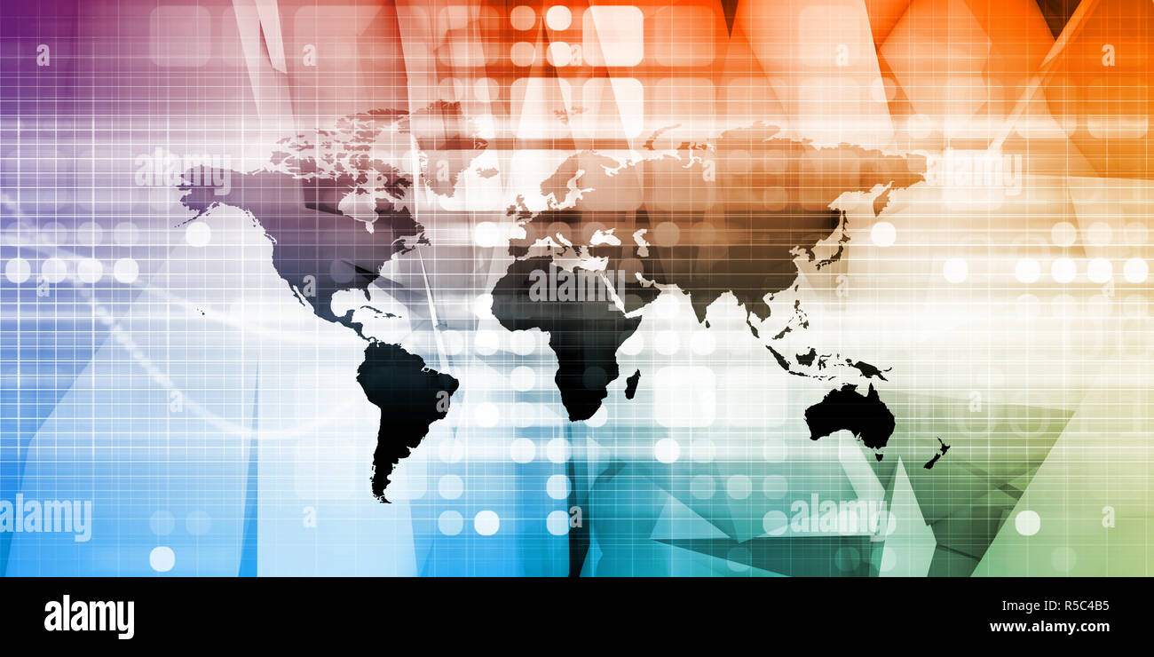 Conceptual display data integration hi-res stock photography and images ...