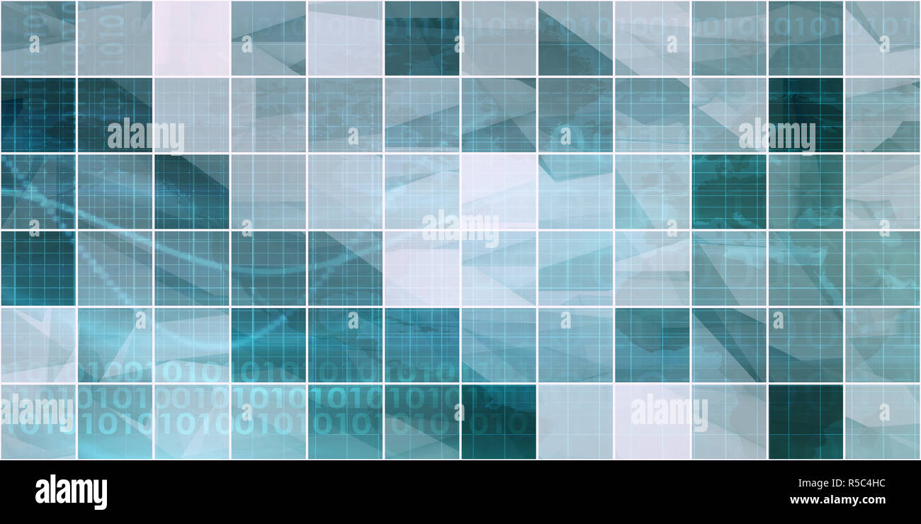 Technology Infrastructure as a IT Abstract Art Stock Photo - Alamy