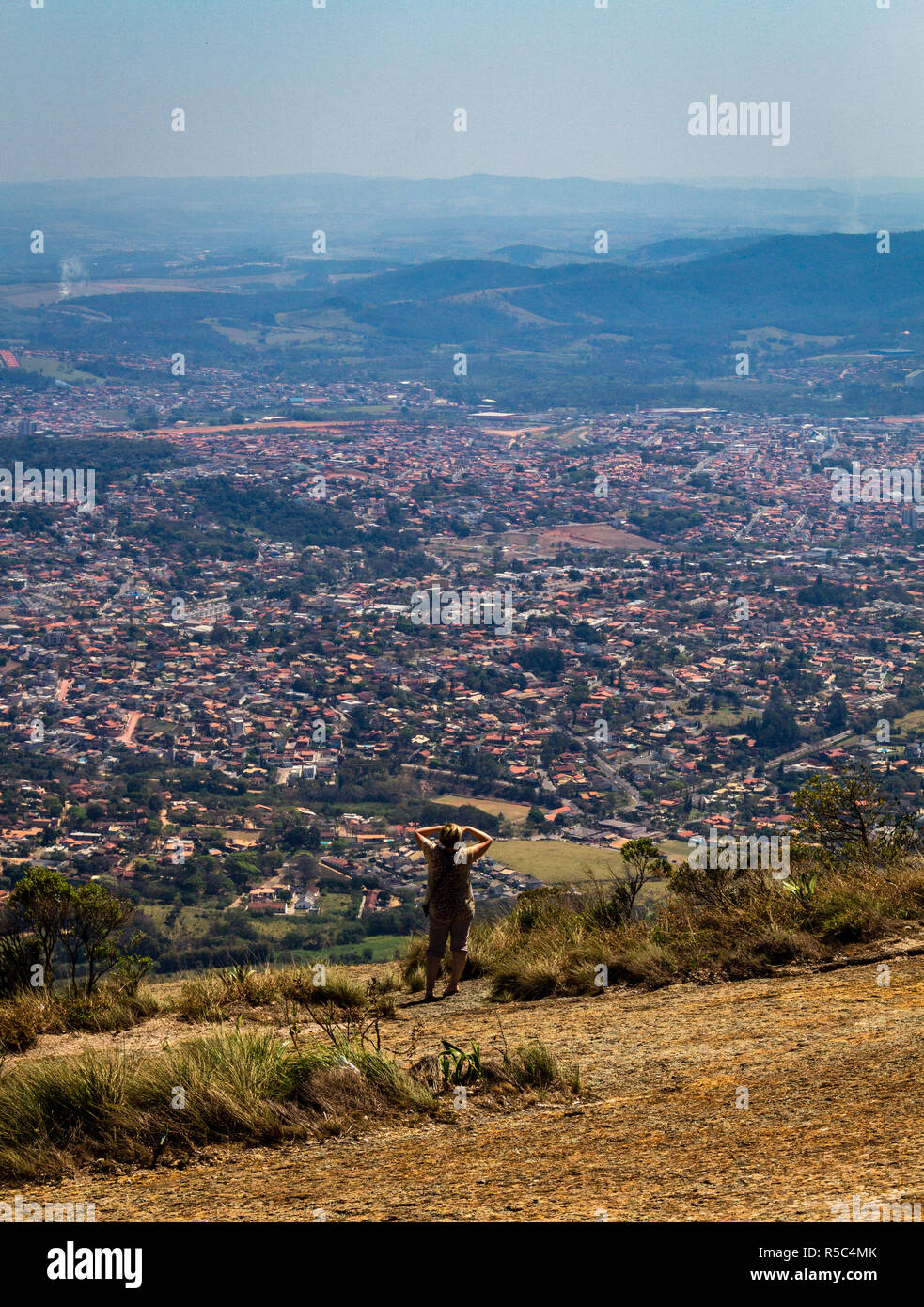 Solitary woman admiring hi-res stock photography and images - Alamy