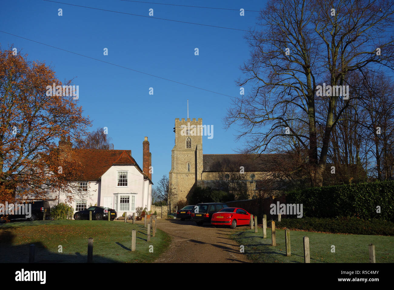 Entrance to St Nicolas Church, Chipping Hill, Witham, Essex Stock Photo ...