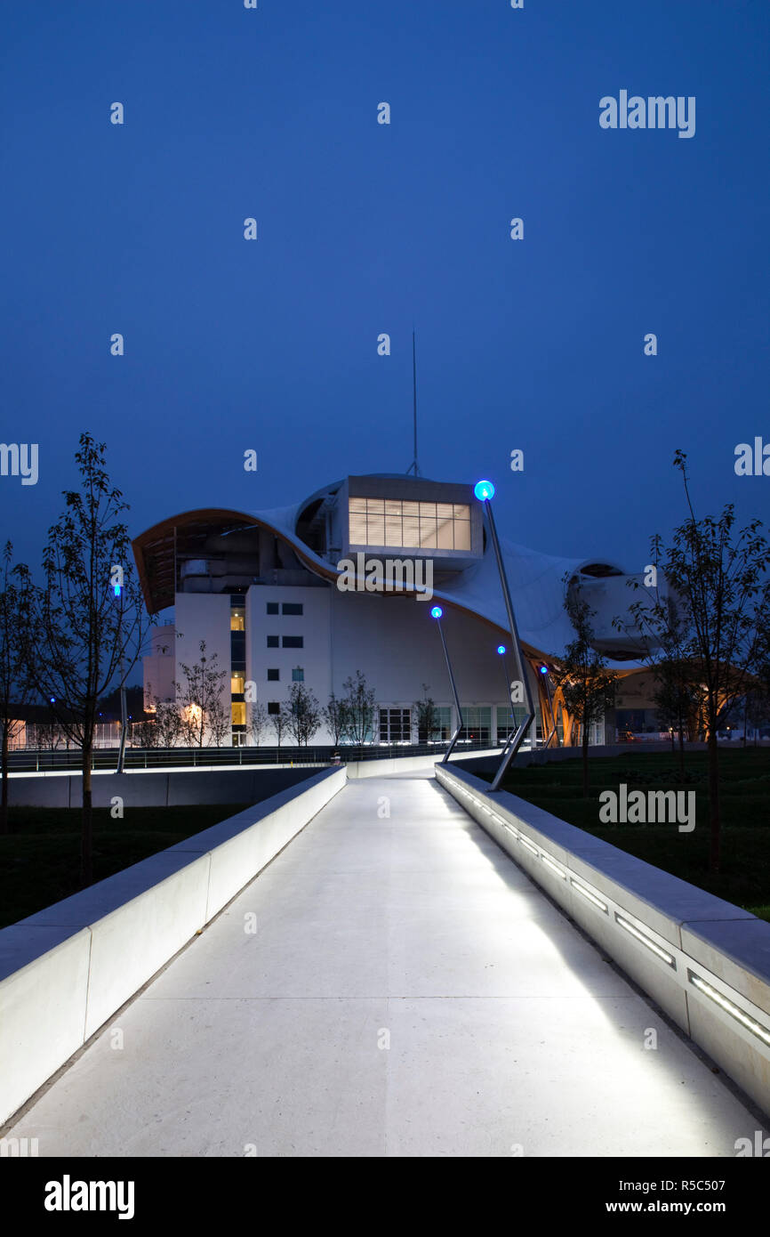 France, Moselle, Lorraine Region, Metz, Center Pompidou-Metz, arts ...