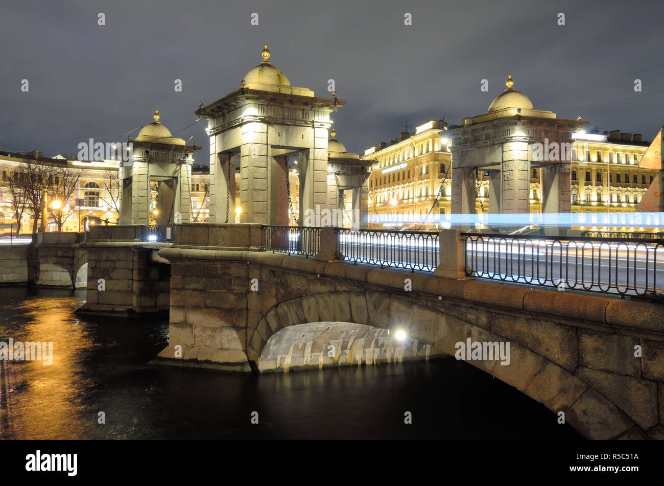 Ancient stone bridge.It is built across the river in the city Stock ...