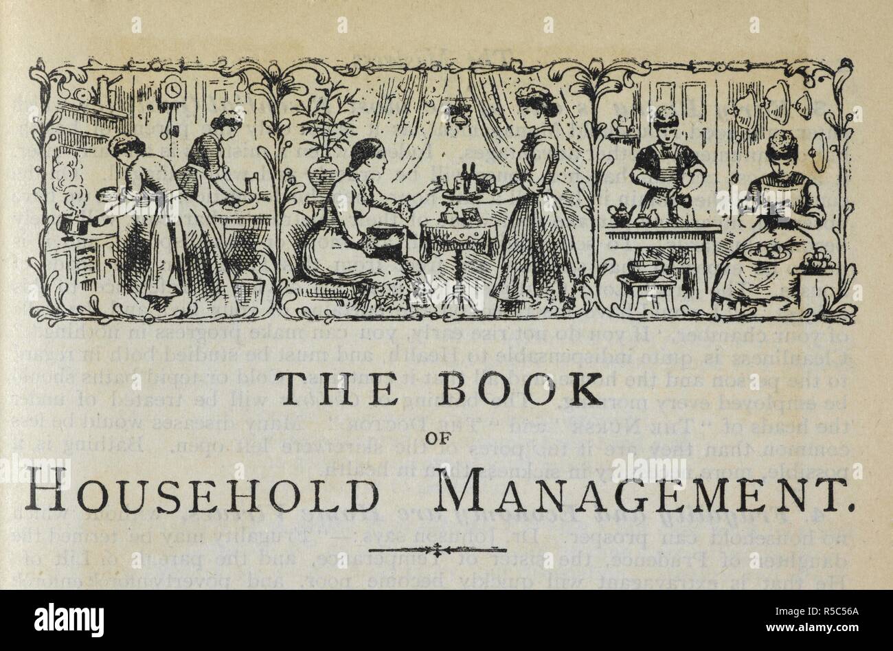 Household management book hi-res stock photography and images - Alamy
