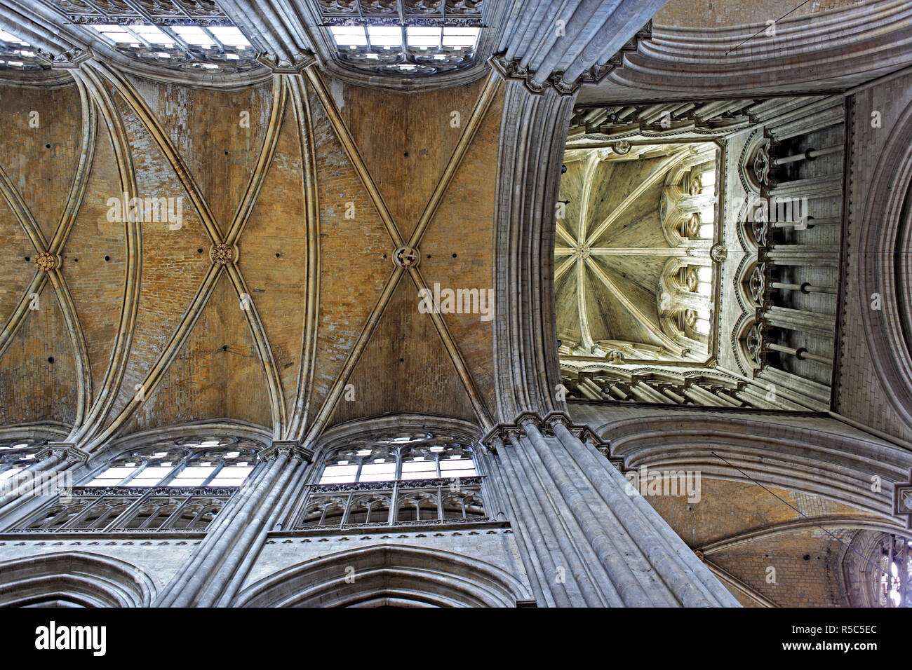 Rouen cathedral, Rouen, Seine-Maritime department, Upper Normandy ...