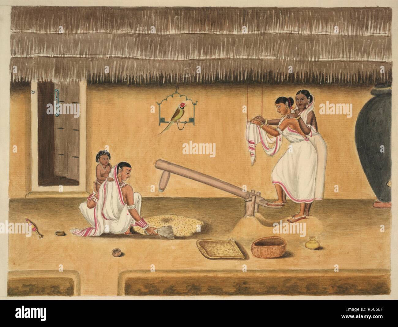 Dhenki hi-res stock photography and images - Alamy