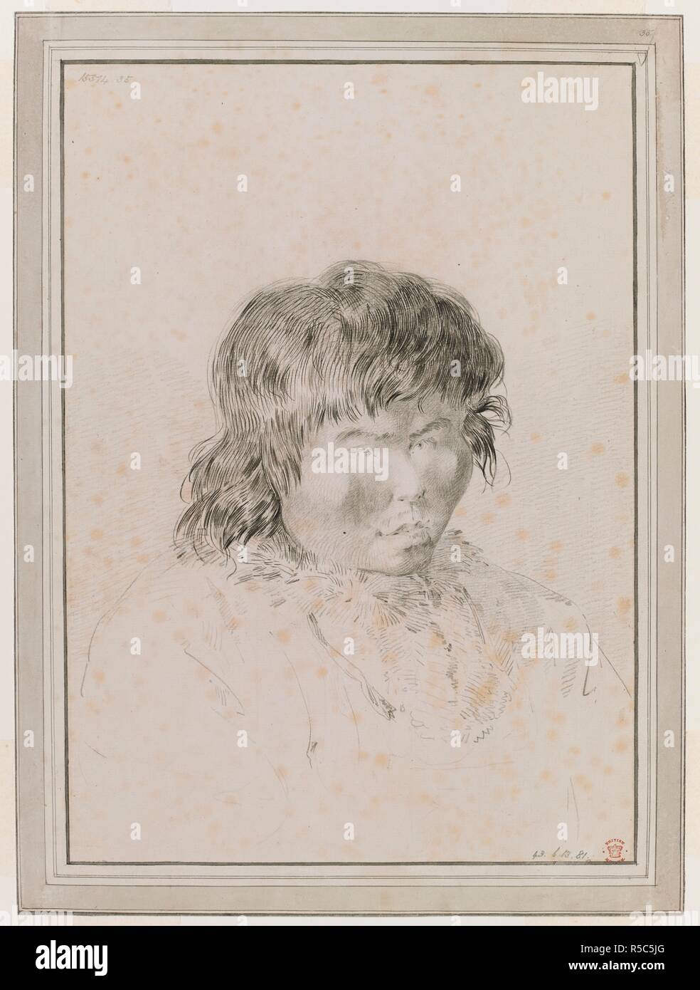 Drawings executed by john webber during the third hi-res stock ...