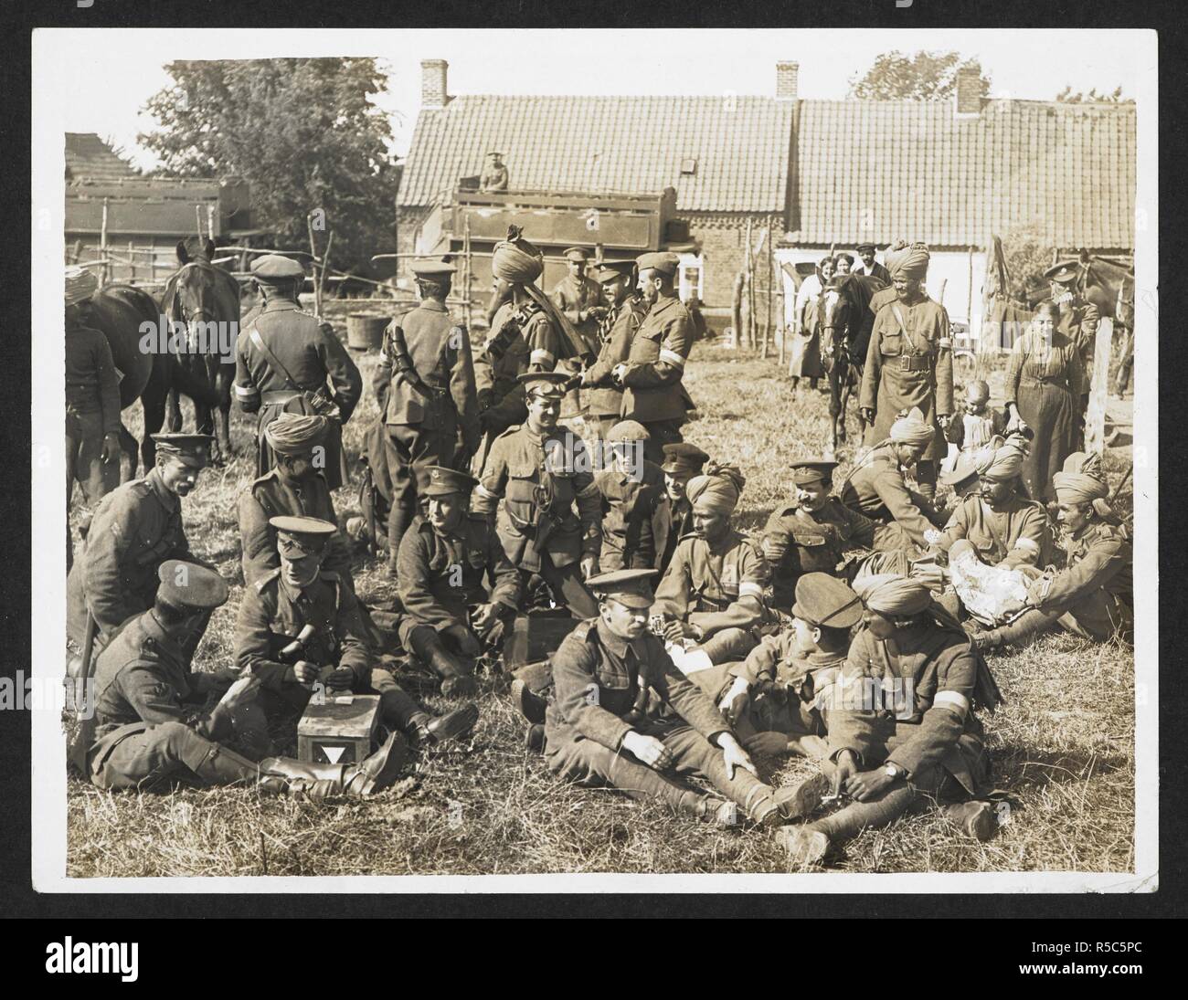 British Soldiers Ww1 Happy Stock Photos & British Soldiers Ww1 Happy ...