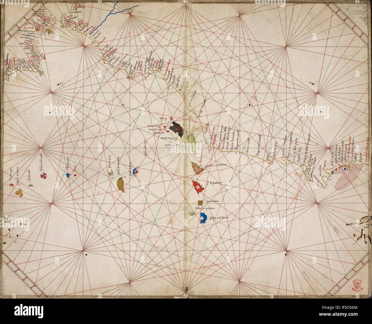 15th century map atlantic hi-res stock photography and images - Alamy