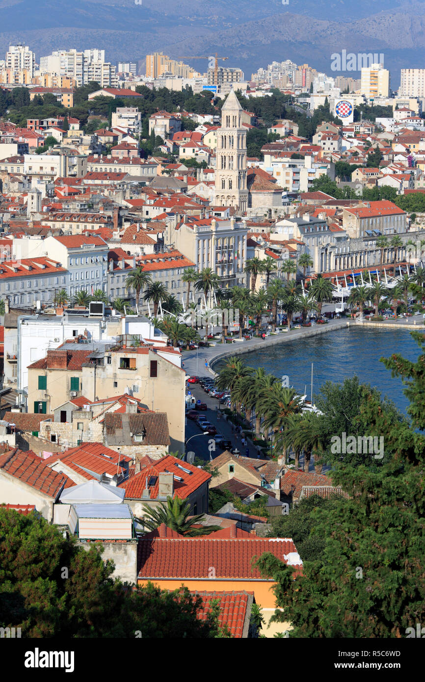 Cityscape from Marjan Hill, Split, Dalmatia, Croatia Stock Photo - Alamy