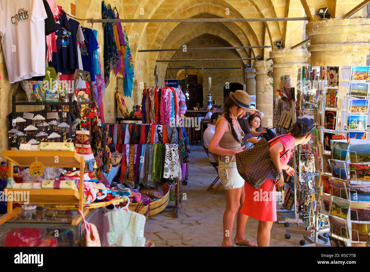Tourist Shop, Buyuk Han, North Nicosia (Lefkosa), North Cyprus Stock ...