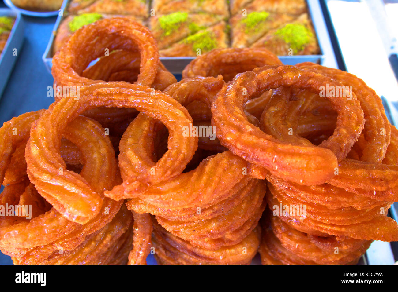 Sweet Pastries, North Cyprus Stock Photo - Alamy