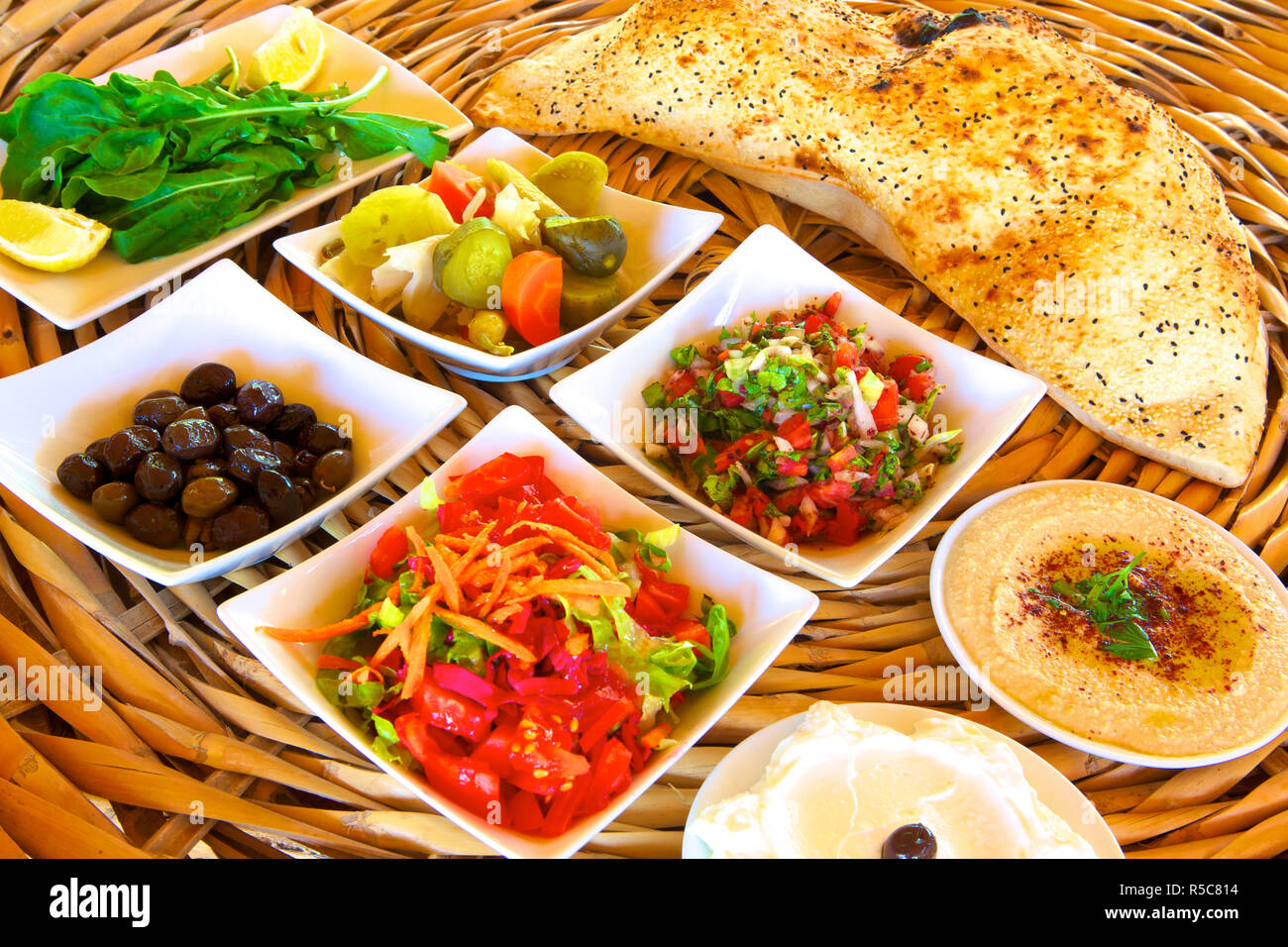 Meze Dishes, North Cyprus Stock Photo - Alamy