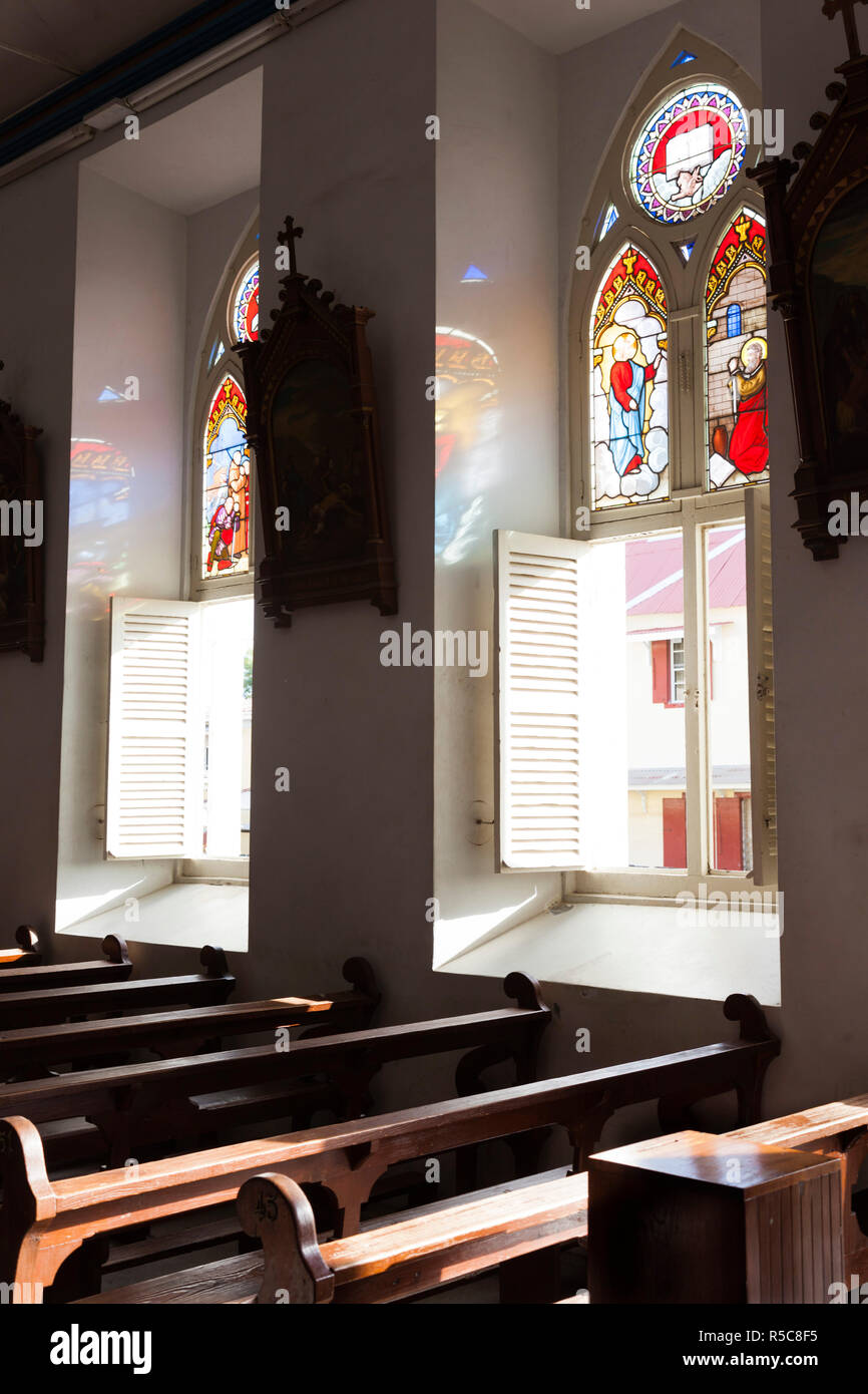 Dominica, Roseau, St. Patricks Catholic Cathedral Stock Photo - Alamy