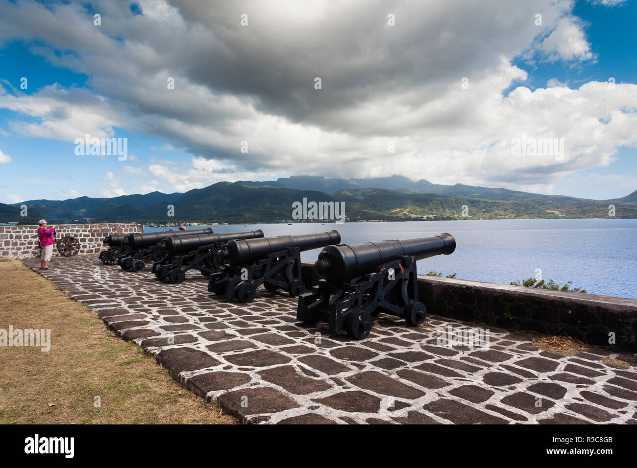 Dominica, Portsmouth, Cabrits National Park, Fort Shirley, 18th century ...