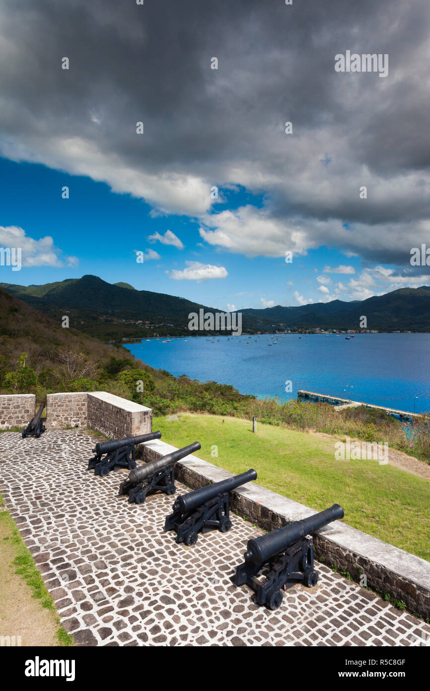 Dominica, Portsmouth, Cabrits National Park, Fort Shirley, 18th century ...