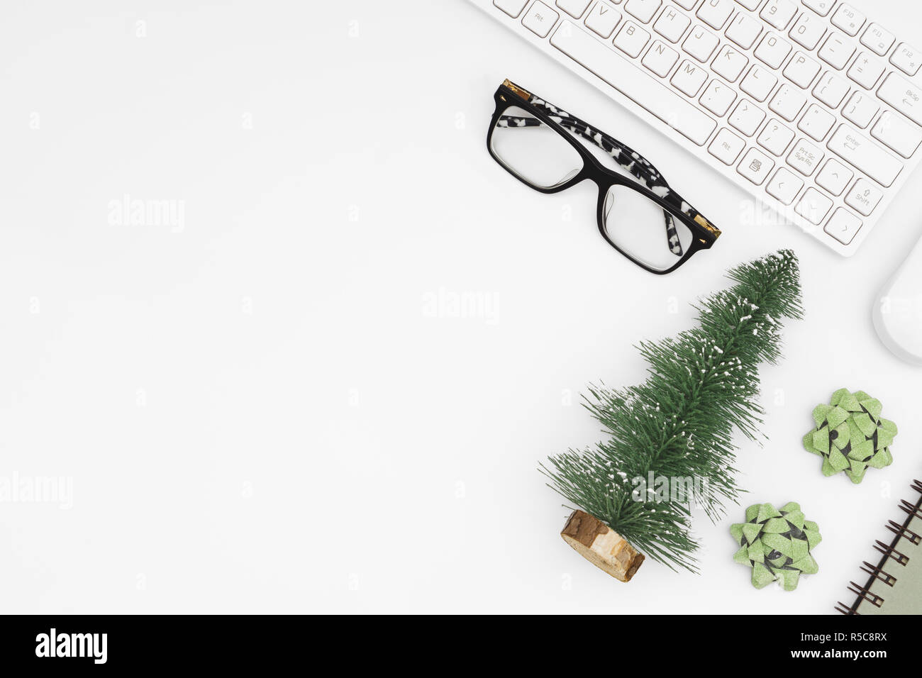 Christmas desk keyboard decor hi-res stock photography and images - Alamy