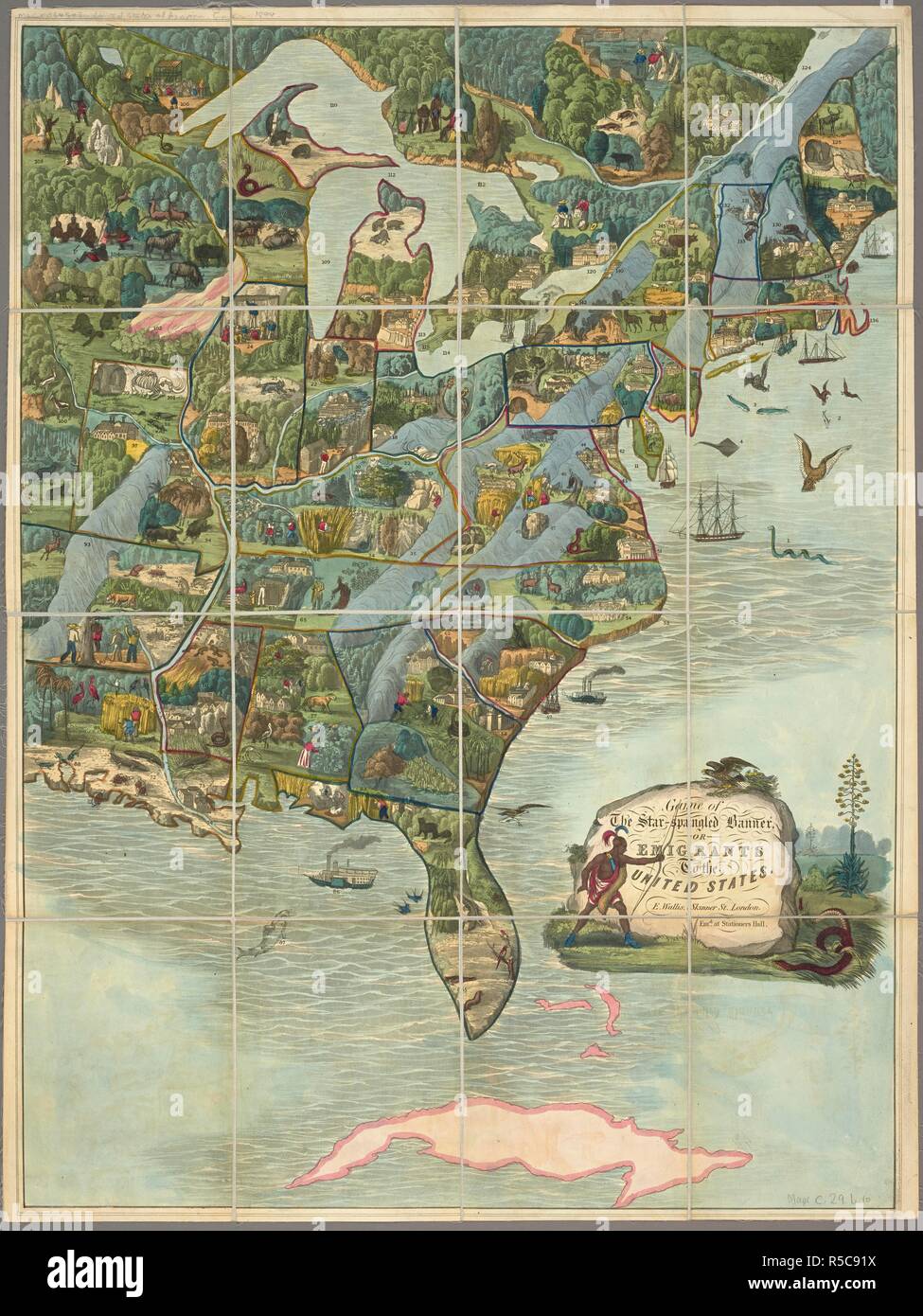 United states map scale hi-res stock photography and images - Alamy