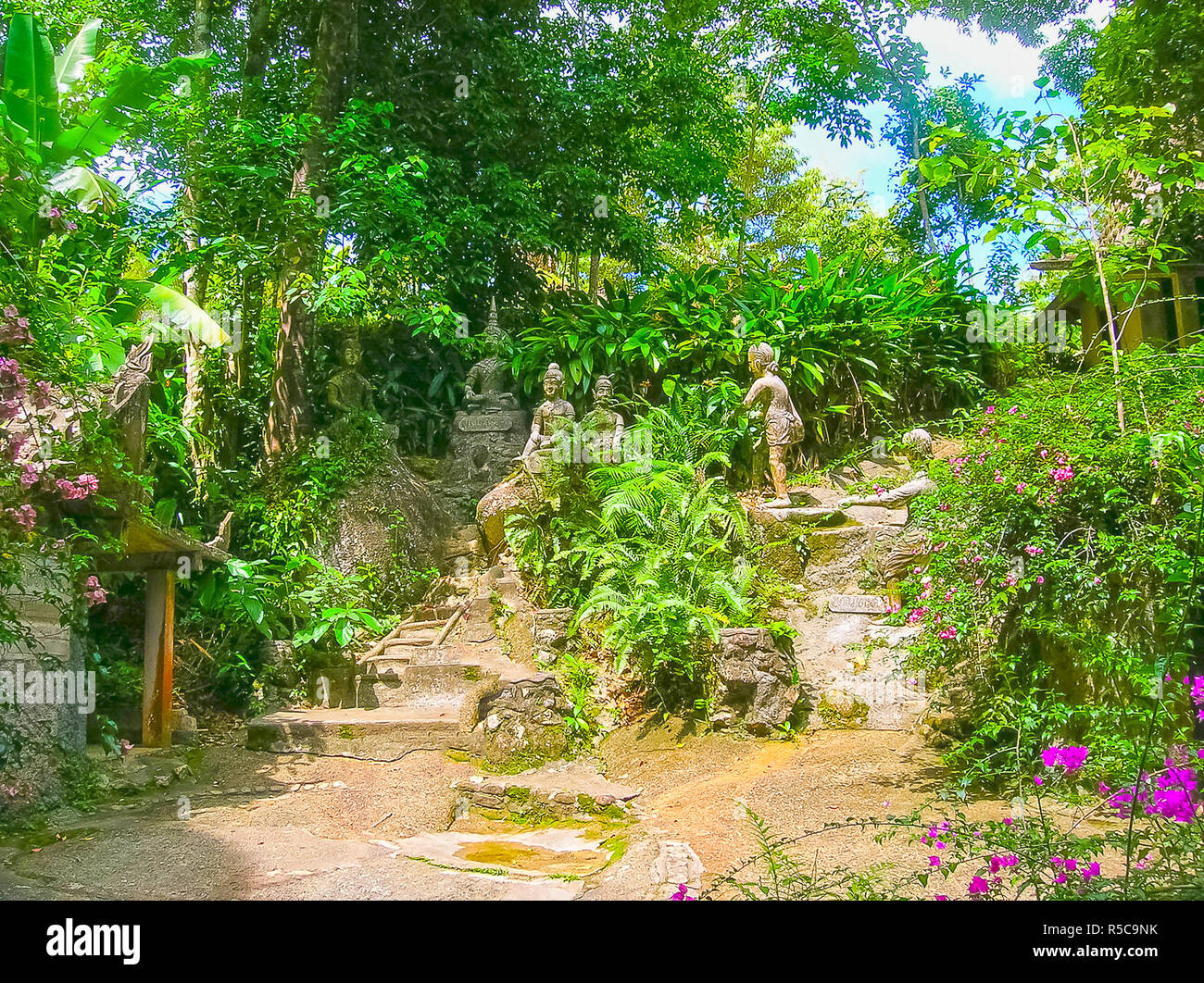 Tanim magic Buddha garden, Koh Samui island Stock Photo - Alamy