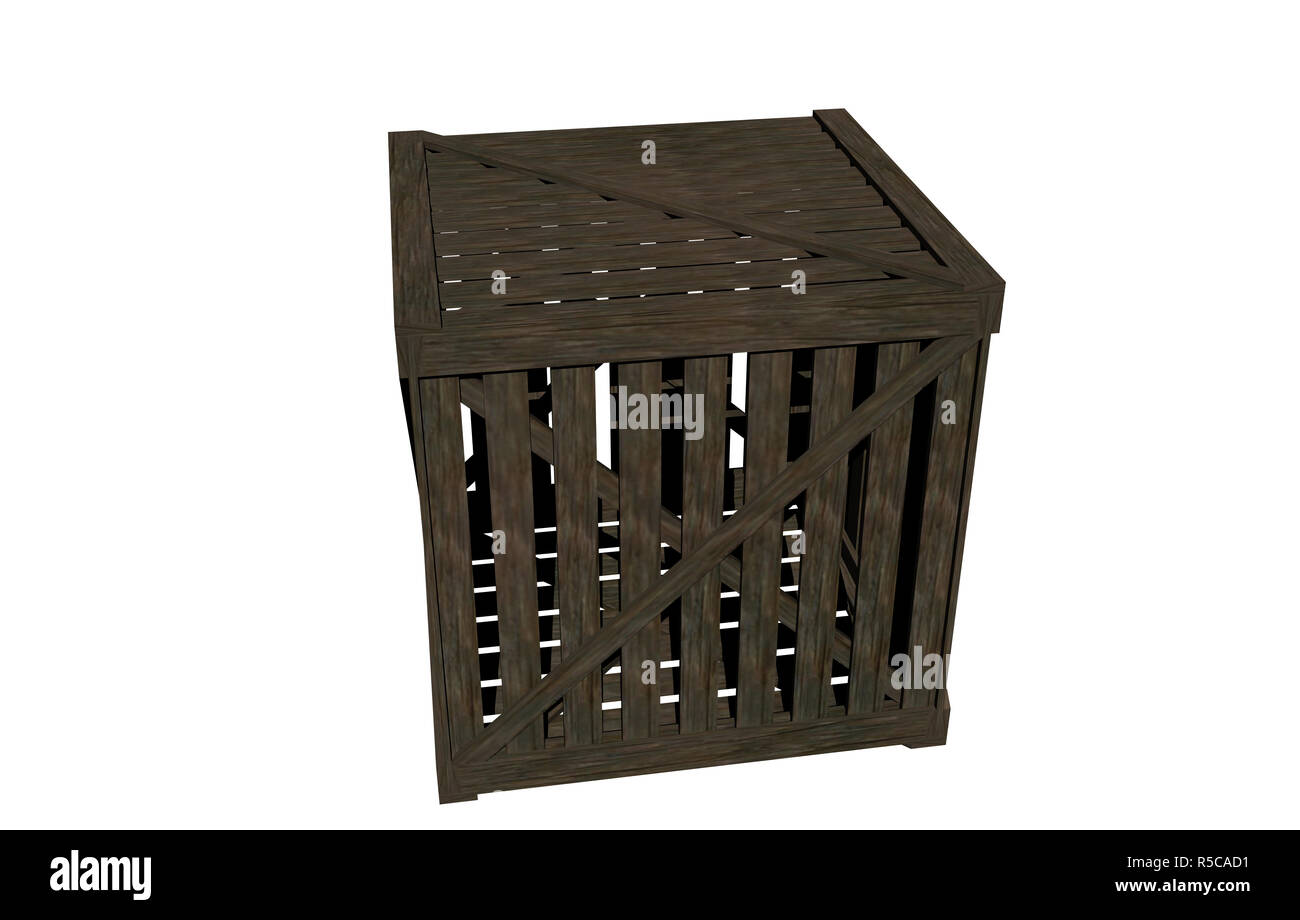 Wooden boxes cage hi-res stock photography and images - Alamy