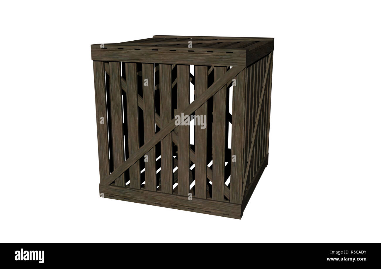 Wooden boxes cage hi-res stock photography and images - Alamy