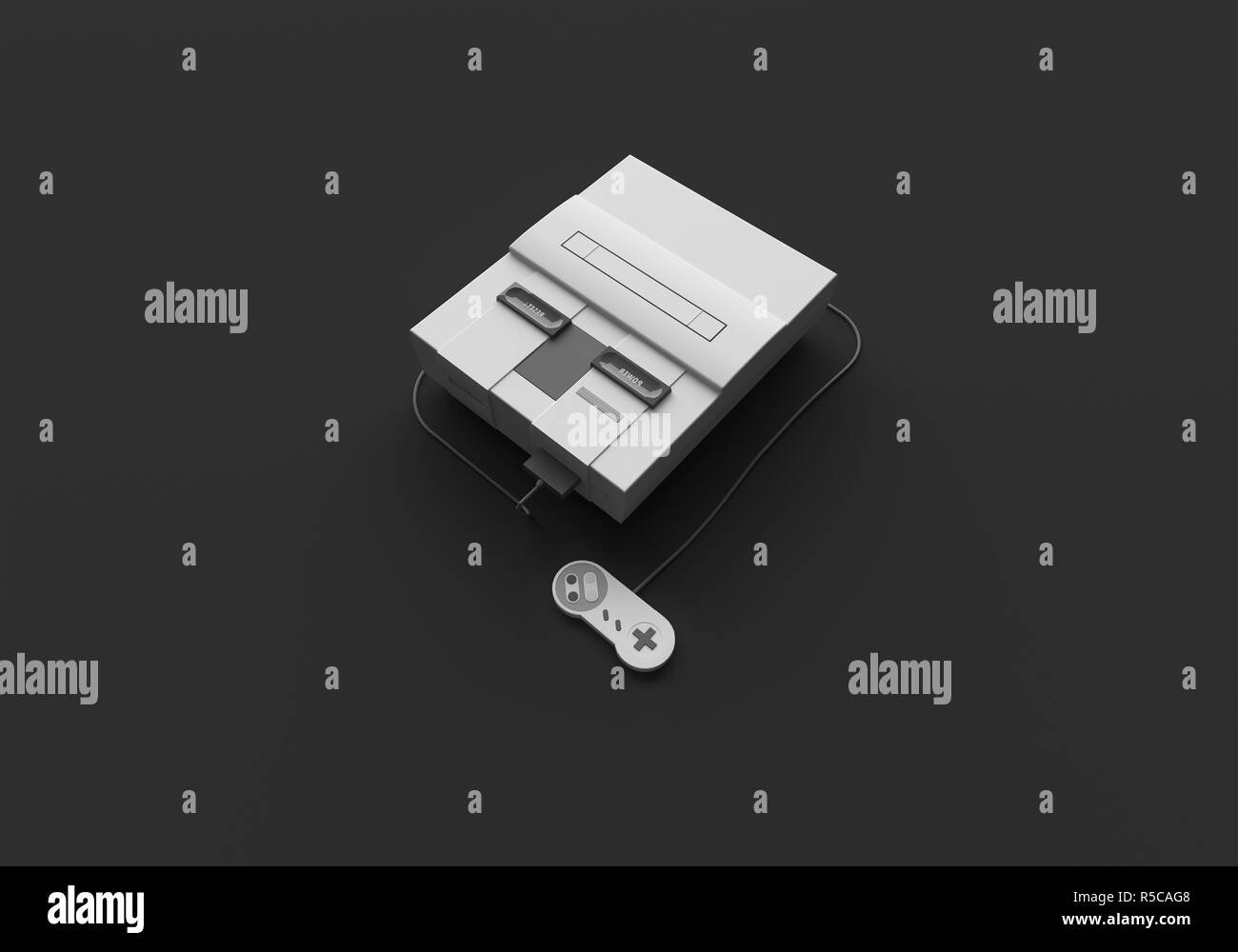 3D RENDERING OF HOME VIDEO GAME CONSOLE Stock Photo - Alamy