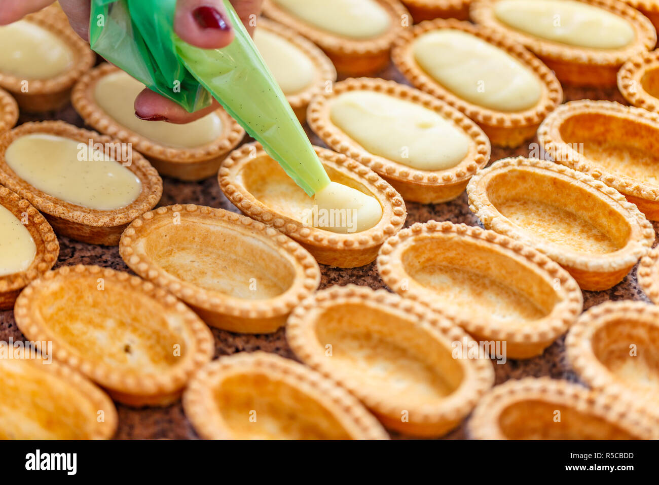 Delicious mini tarts Stock Photo - Alamy