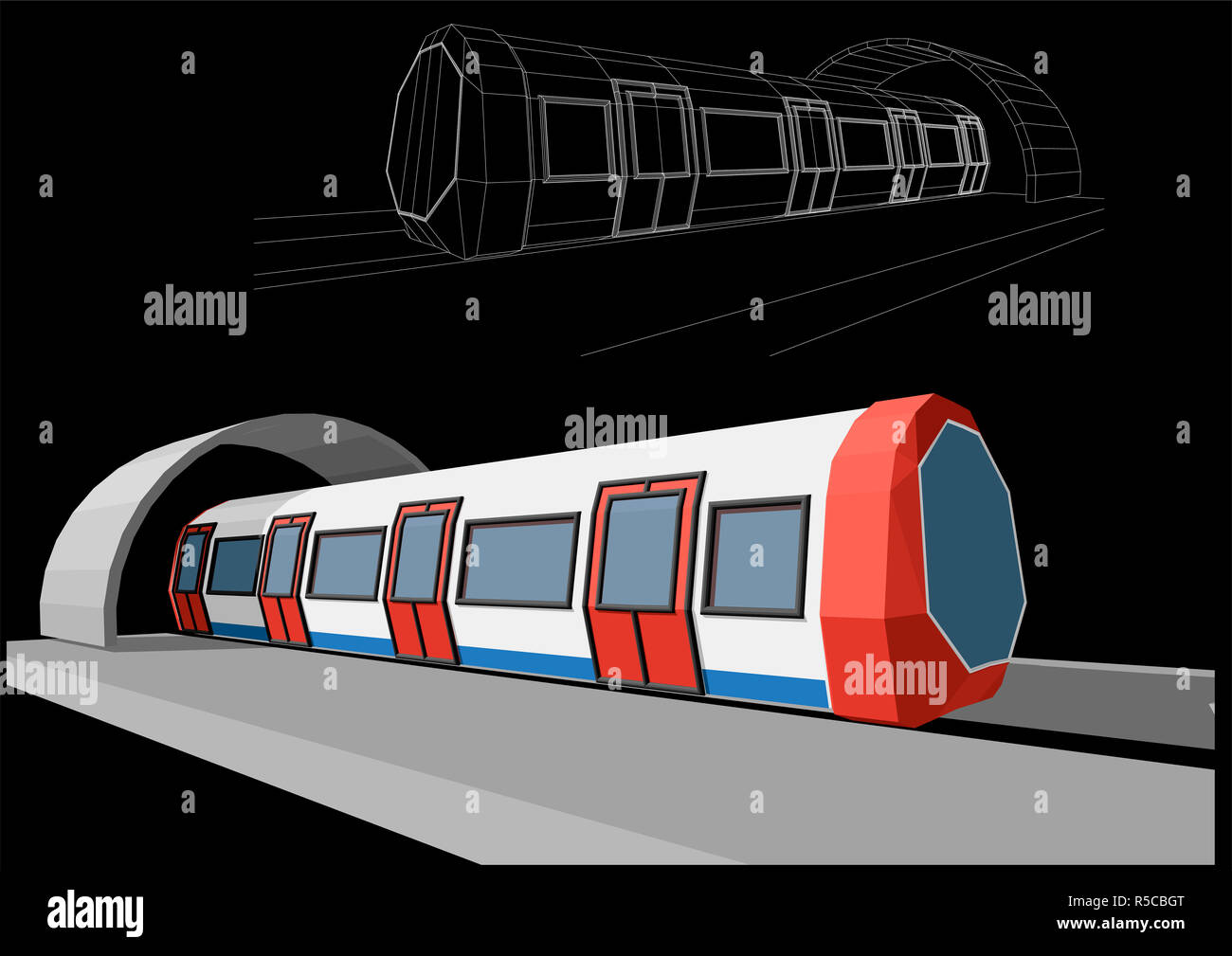 Polygonal engine hi-res stock photography and images - Alamy