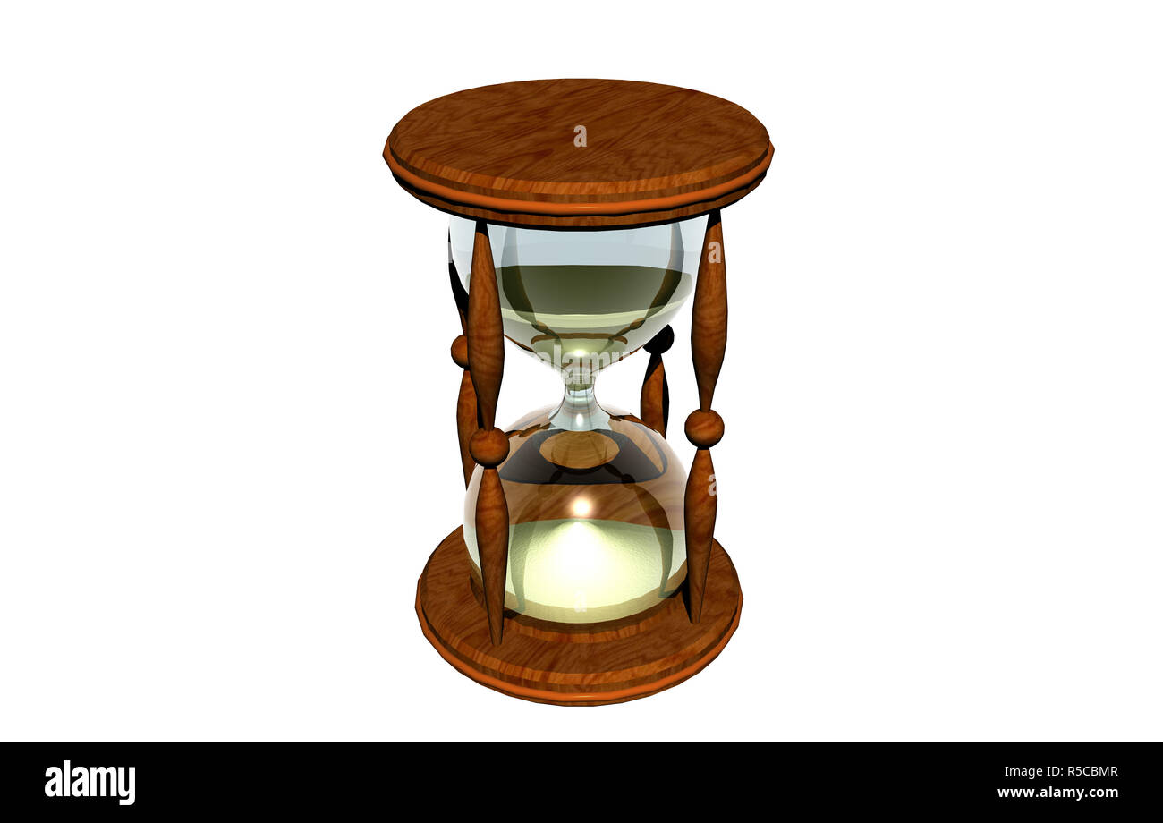 Timing hourglass Cut Out Stock Images & Pictures - Alamy