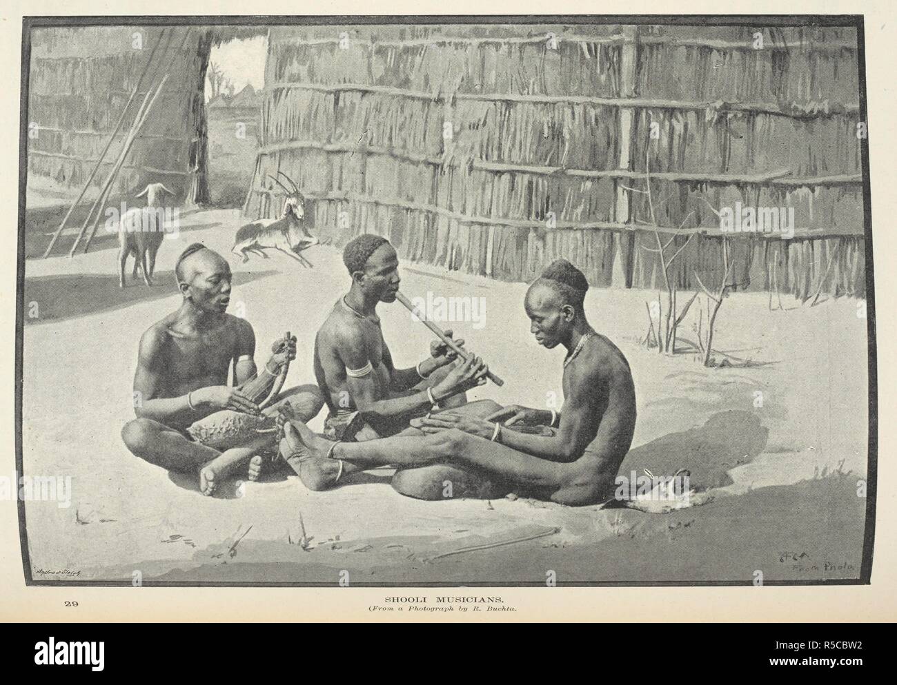 Shooli musicians. The Story of Africa and its Explorers. London, 1896 ...