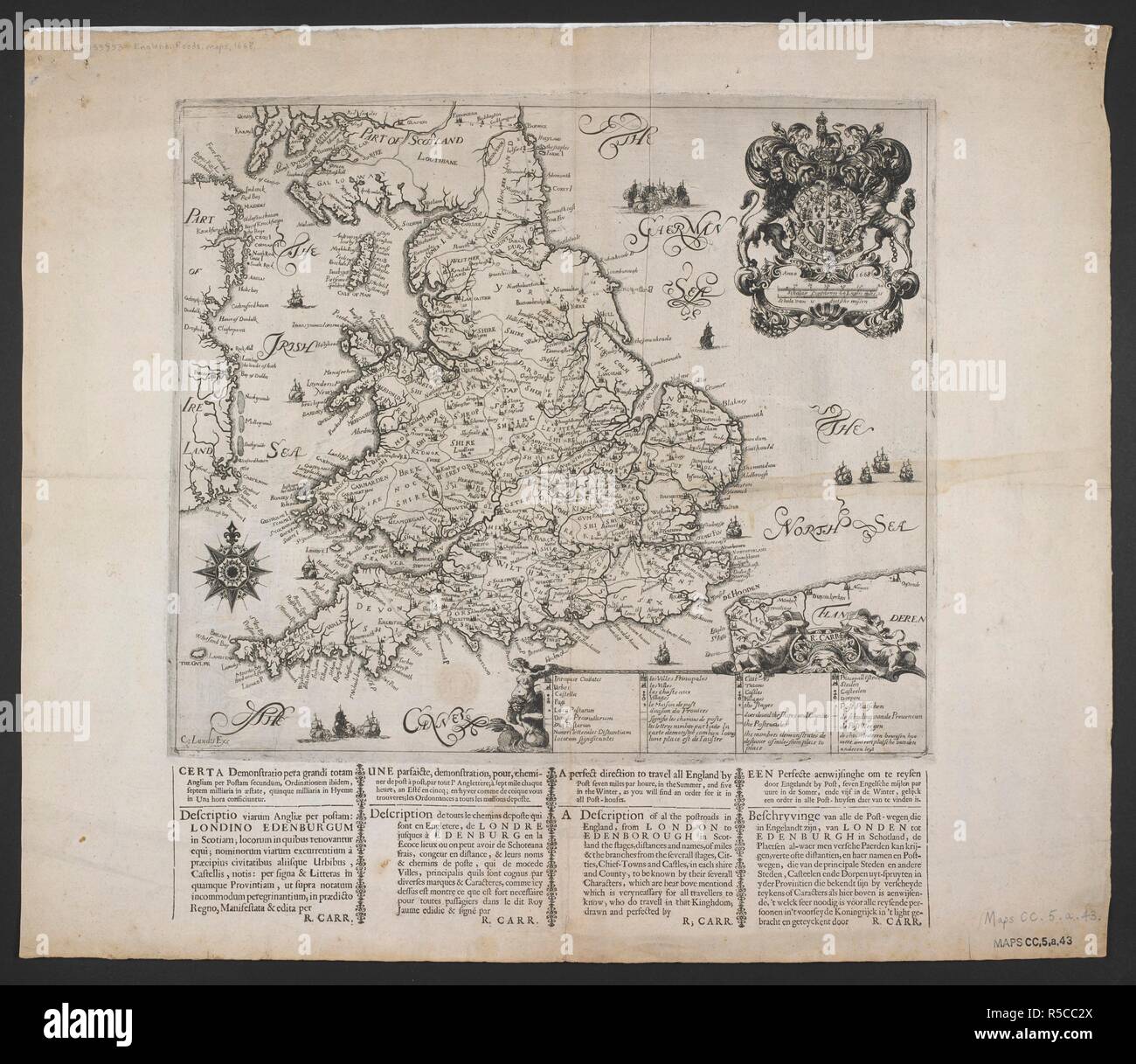 17th century map of london england hi-res stock photography and images ...