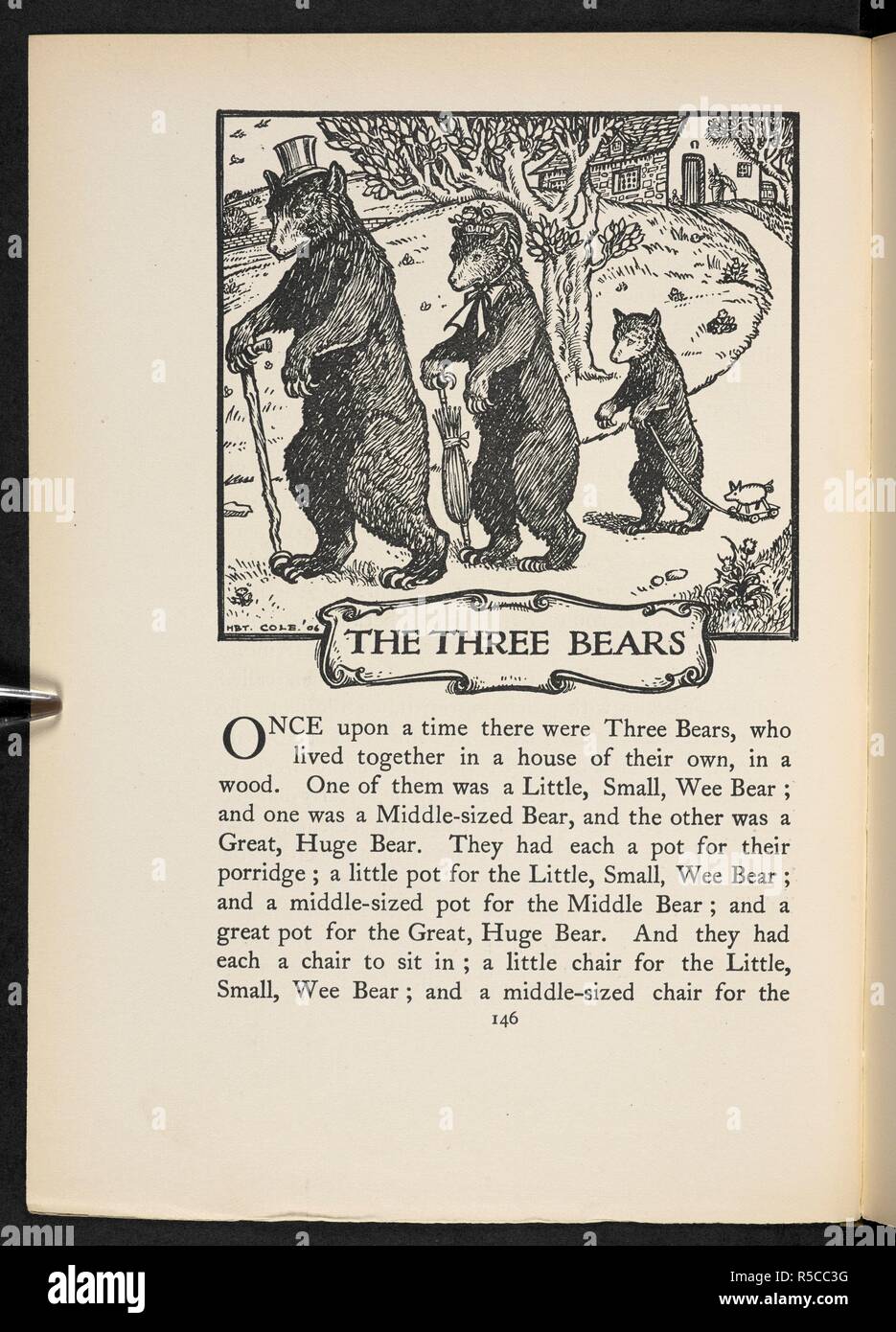 Three bears illustration hi-res stock photography and images - Alamy