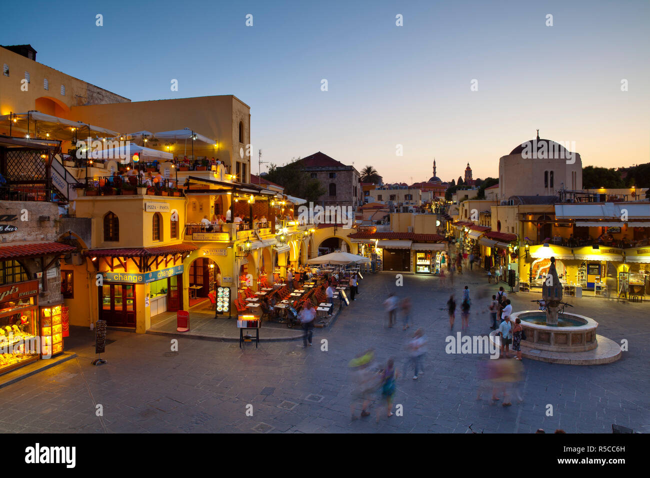 Old town rhodes town hi-res stock photography and images - Alamy