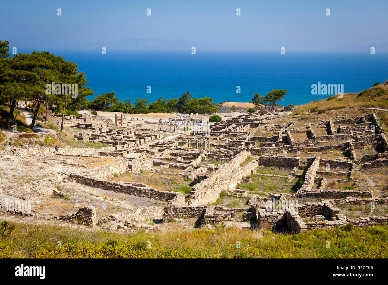 The Ancient City of Kamiros, Rhodes, Greece Stock Photo - Alamy