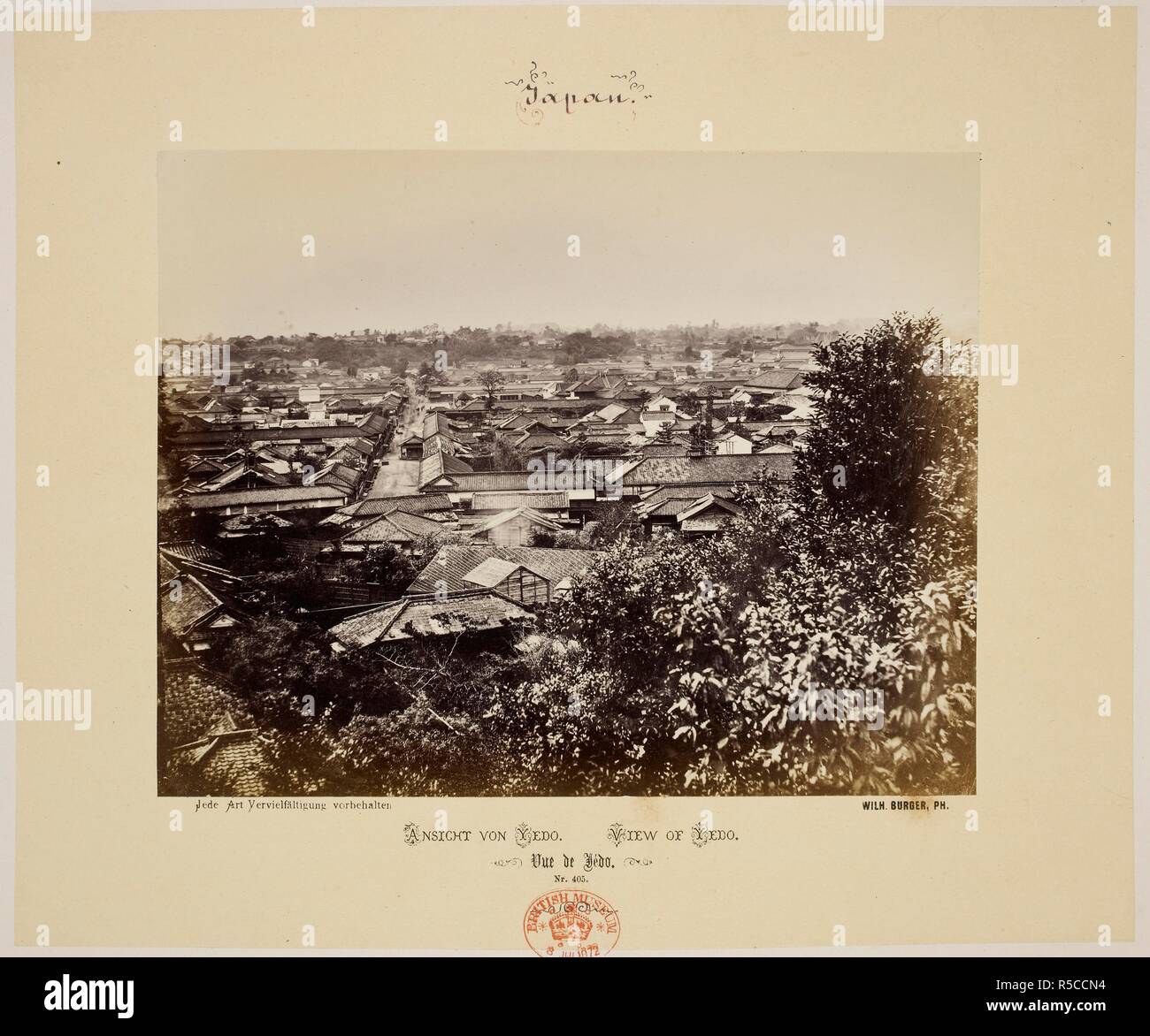 View of Yedo (Edo.). [A Series of 56 Views of Towns, Villages ... in ...