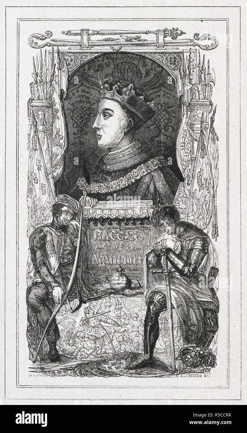Portrait of King Henry V. The History of the Battle of Agincourt; and ...