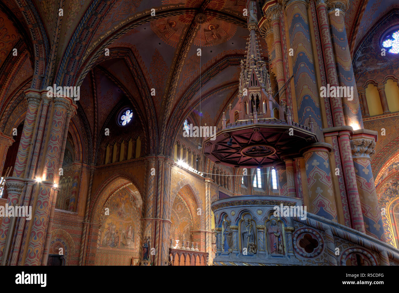 Interior Of Matyas Templom High Resolution Stock Photography and Images ...