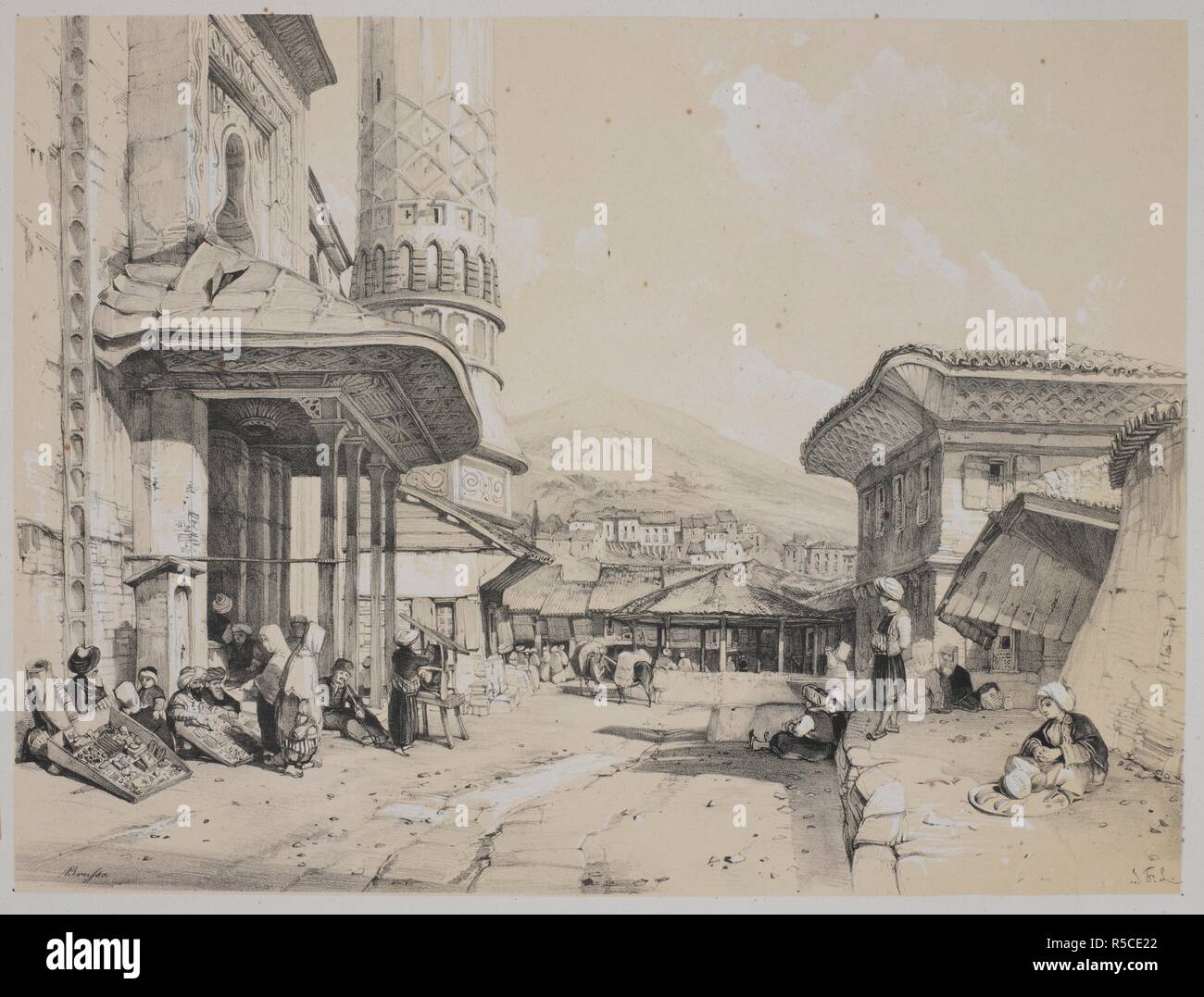 View of Constantinople. Exterior view. Lewisâ€™s Illustrations of ...