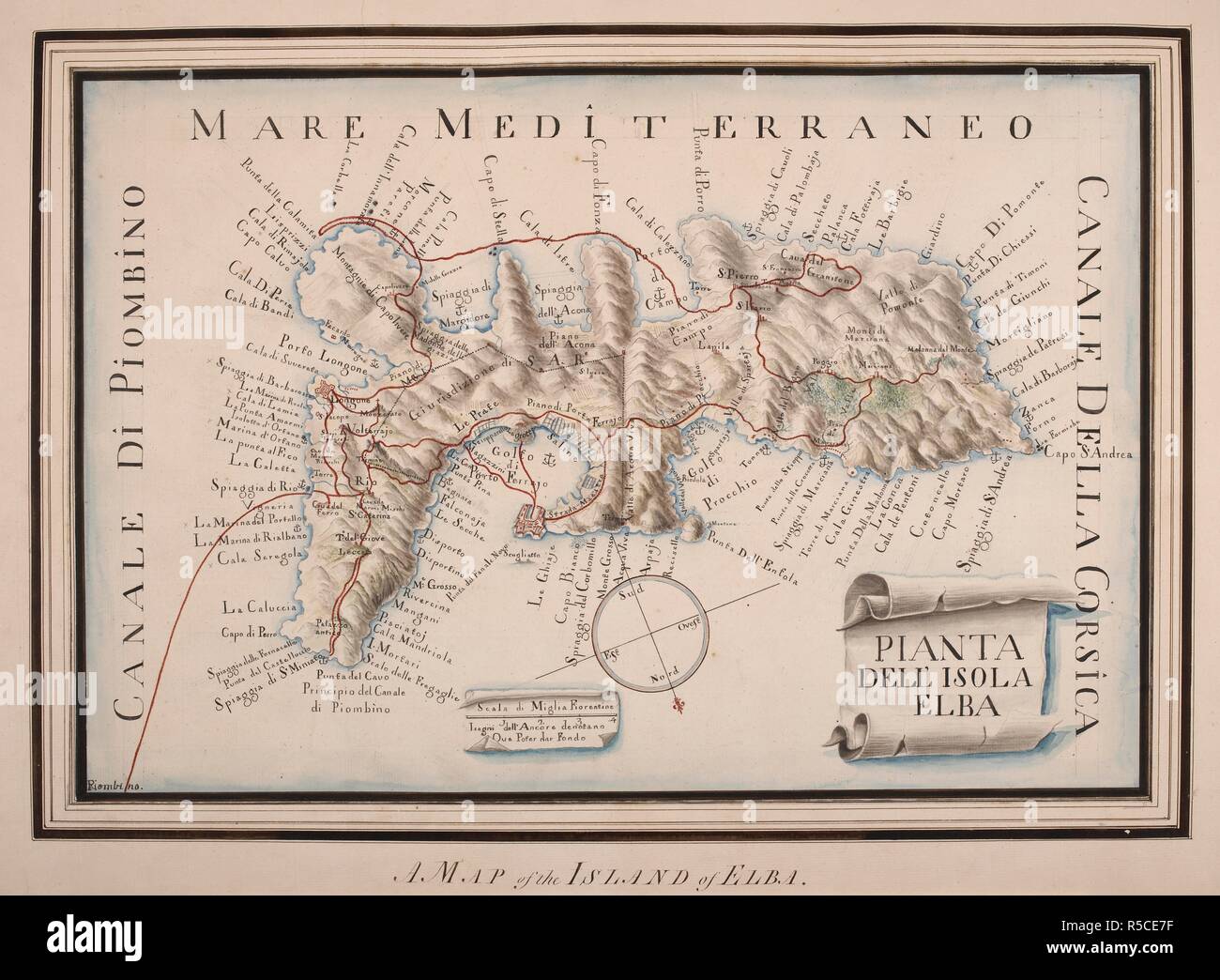'A map of the island of Elba'. JOURNAL of a Tour through the Island of ...